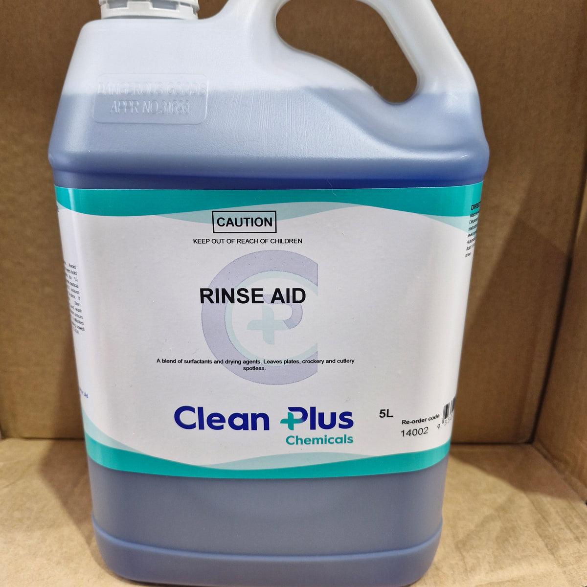 Rinse Aid 5L A Blend Of Surfactants And Drying Agents. Leaves Plates ...