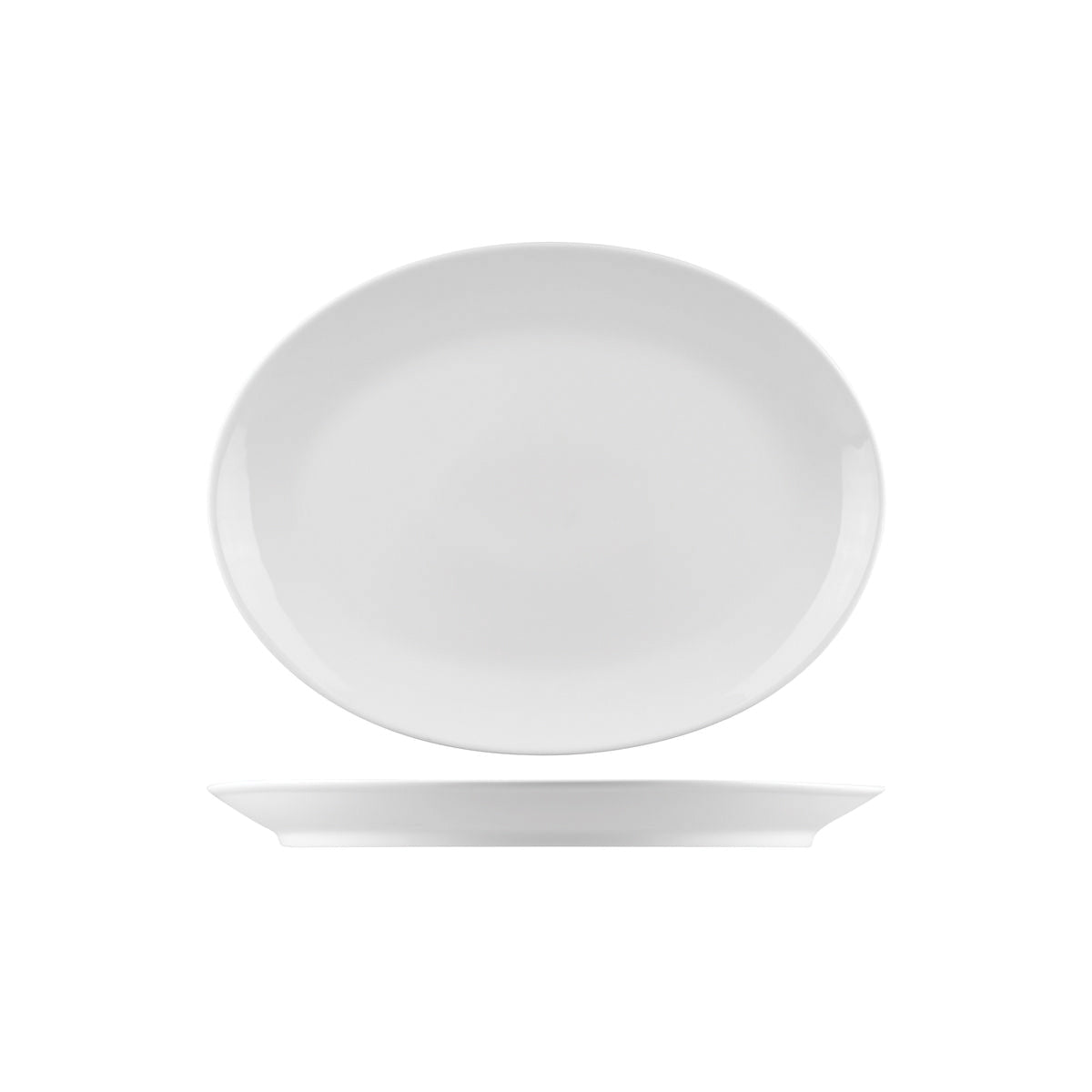 Oval Coupe Plate- 260Mm, Nano: Pack of 12 – The Flying Fork